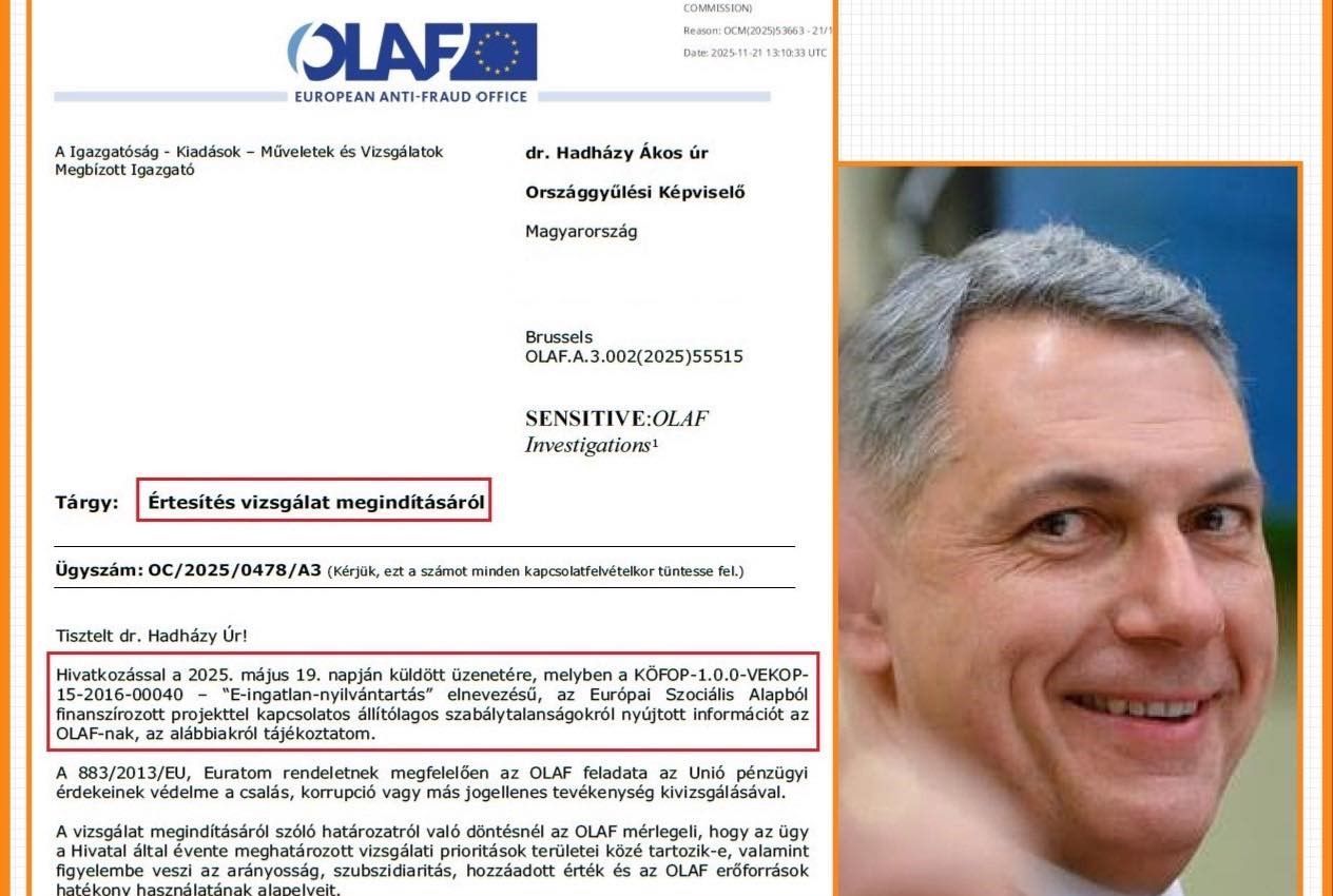Kontroll: OLAF-vizsgálat indult egy 16 milliárdos...